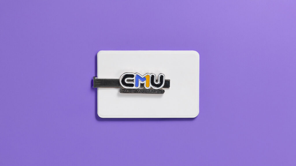 ที่หนีบเนคไท CMU – มูลนิธิพัฒนามหาวิทยาลัยเชียงใหม่ จำหน่ายของที่ระลึก