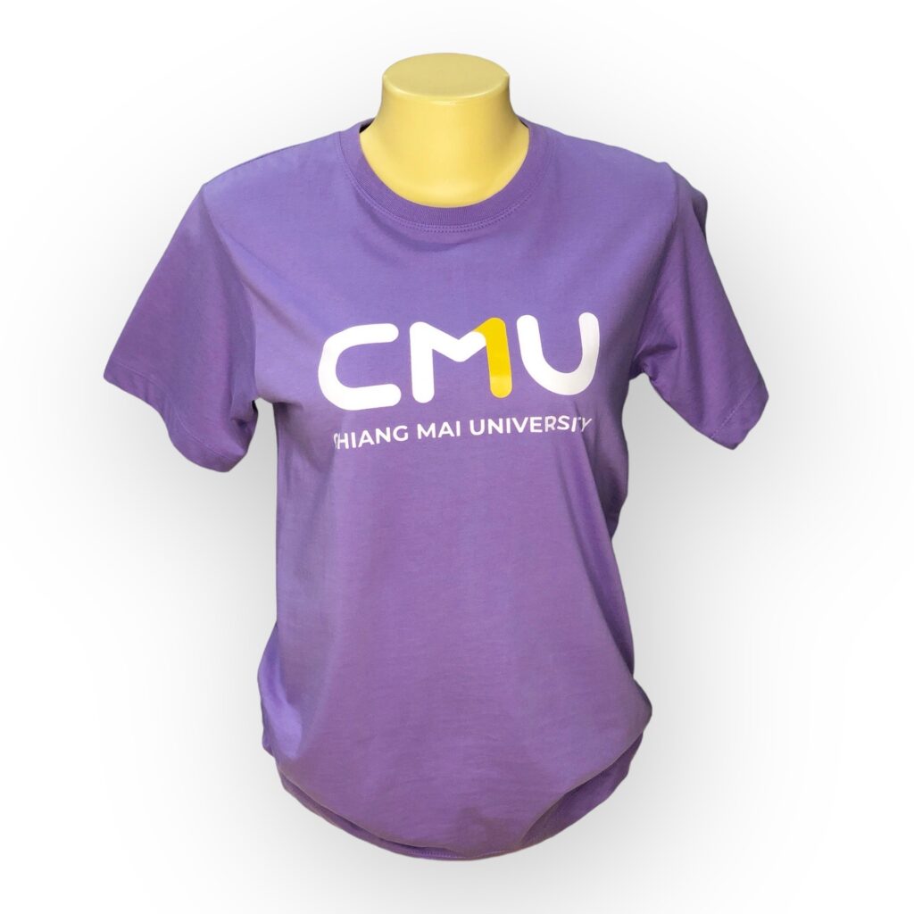 เสื้อคอกลม CMU – มูลนิธิพัฒนามหาวิทยาลัยเชียงใหม่ จำหน่ายของที่ระลึก