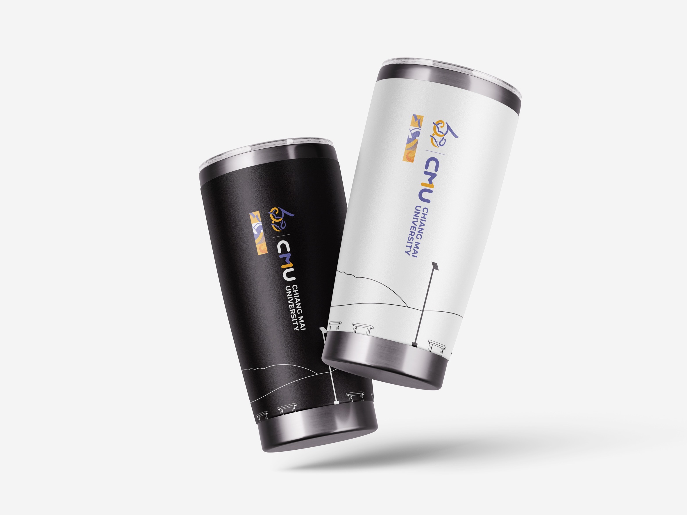 กระบอกน้ำเก็บอุณหภูมิ ตราสัญลักษณ์ 60 ปี มช. – มูลนิธิพัฒนามหาวิทยาลัย ...